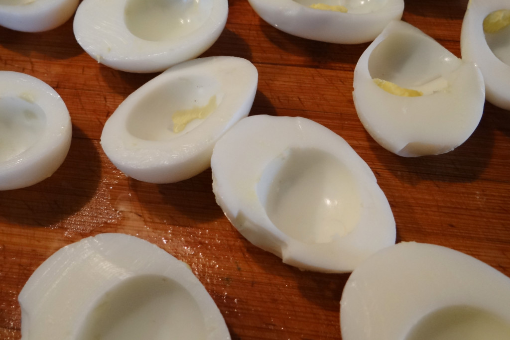 cut eggs - the portuguese american mom
